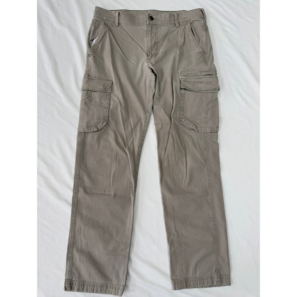 L.L. Bean | Pants | Ll Bean Cargo Beanflex Pants Mens 33x32 Gray Pocket ...